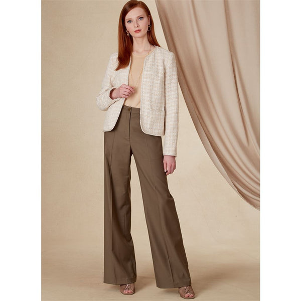 Vogue Pattern V1830 Misses' Jacket and Pants 1830 - Patterns and Plains