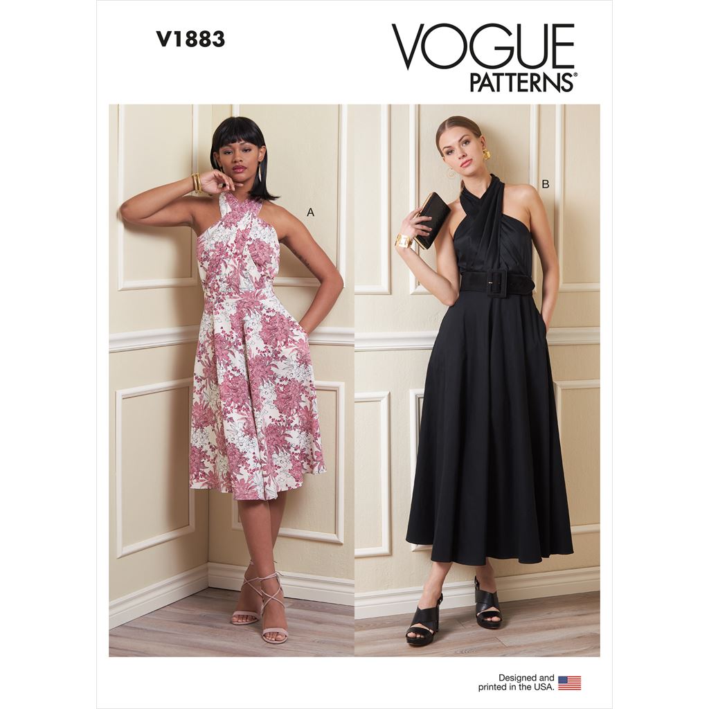 Vogue Pattern V1883 Misses' Dress 1883 - Patterns and Plains