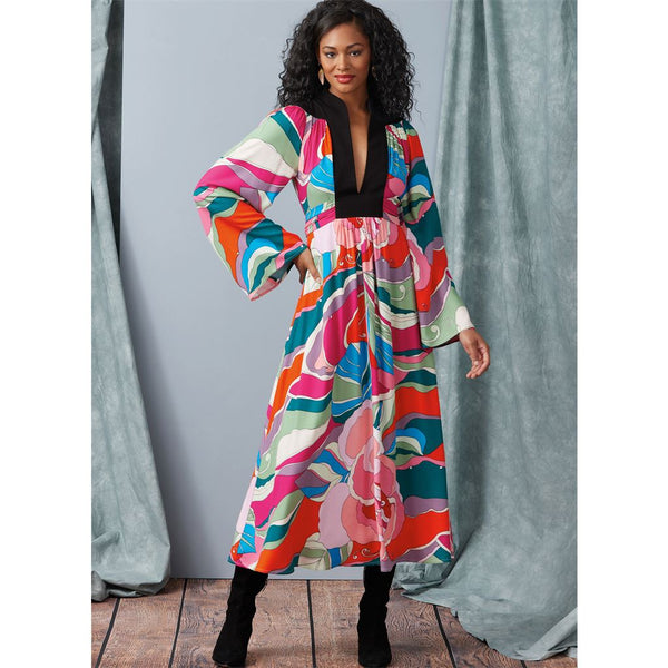 Vogue Pattern V1921 Misses' Dress in Two Lengths 1921 - Patterns and Plains