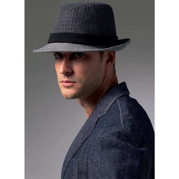 Vogue Pattern V8869 Men's Hats 8869 - Patterns and Plains