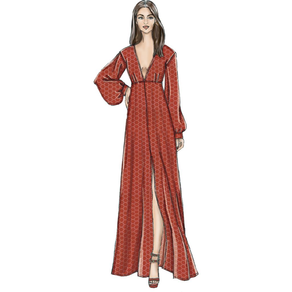 Vogue Pattern V9311 Misses' Dress 9311 - Patterns and Plains