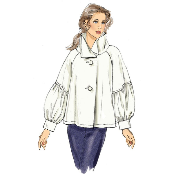 Vogue Pattern V9347 Misses' Top 9347 - Patterns and Plains